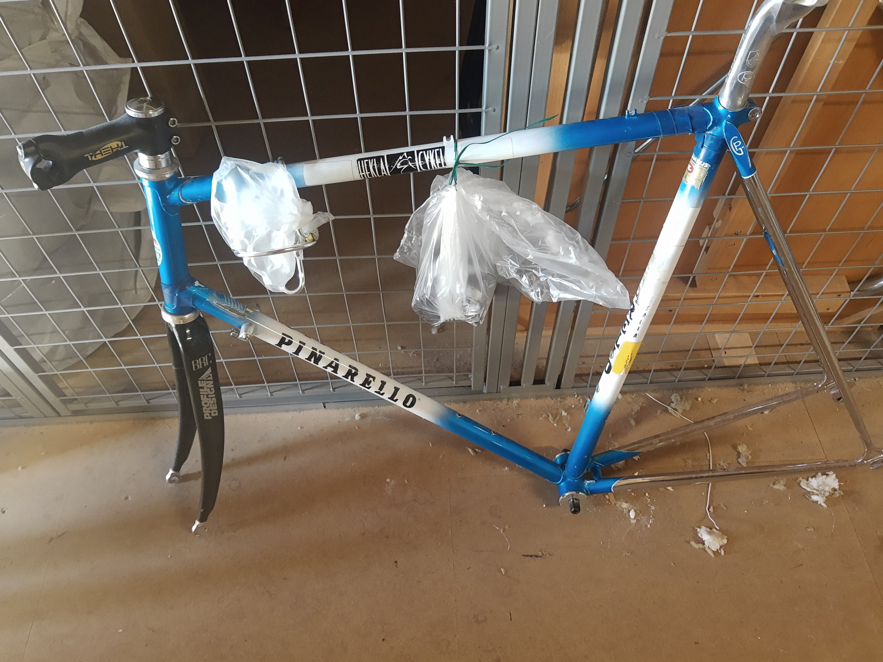 Säljes: Retro Pinarello ram 60 cm | Happyride.se