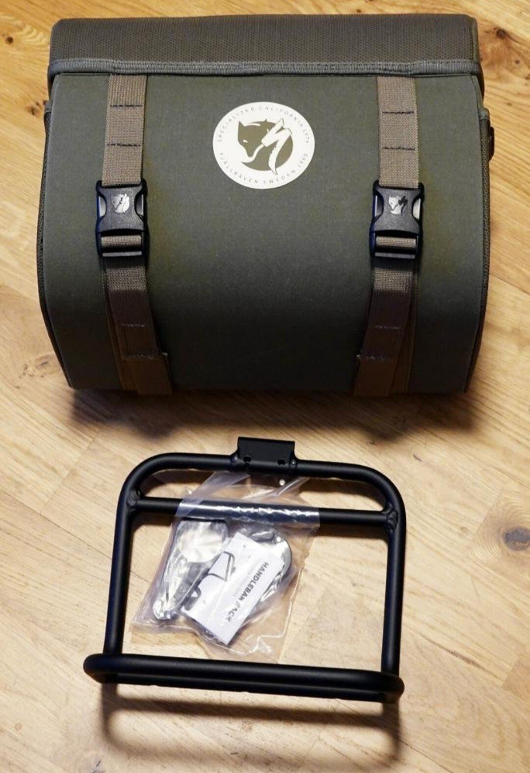 Säljes: Specialized/Fjällräven styrväska + Handlebar rack | Happyride.se