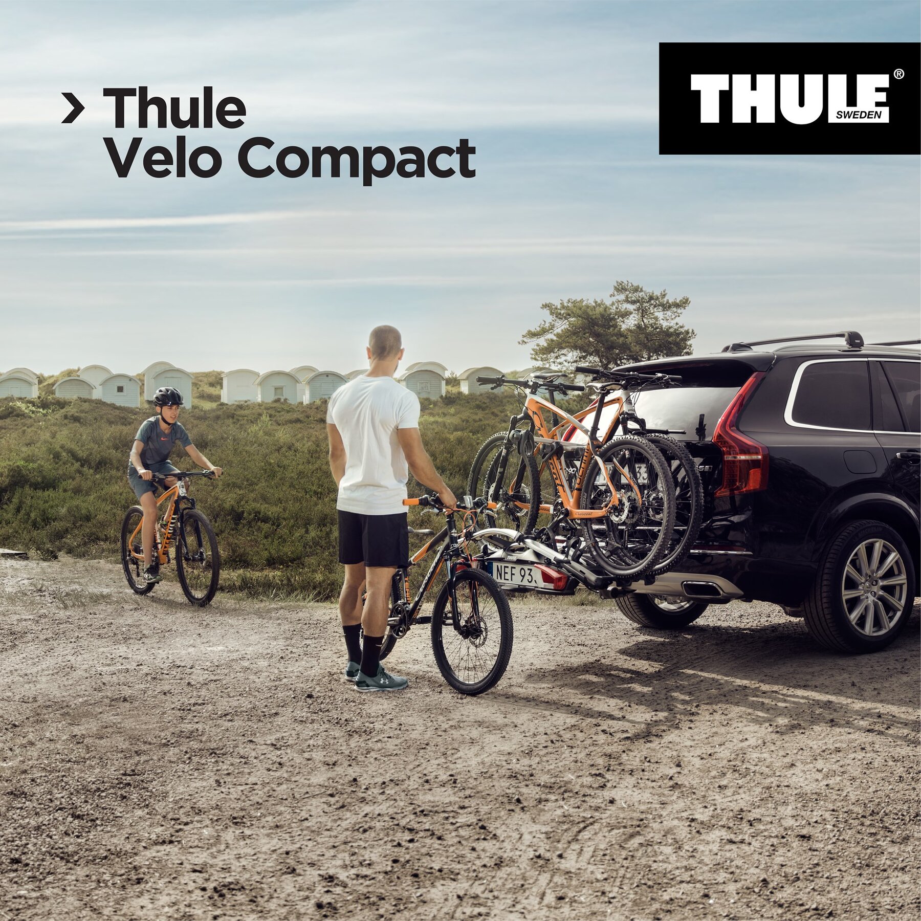 Säljes: Thule VeloCompact 3 bike dragkroksmonterad cykelhållare ...